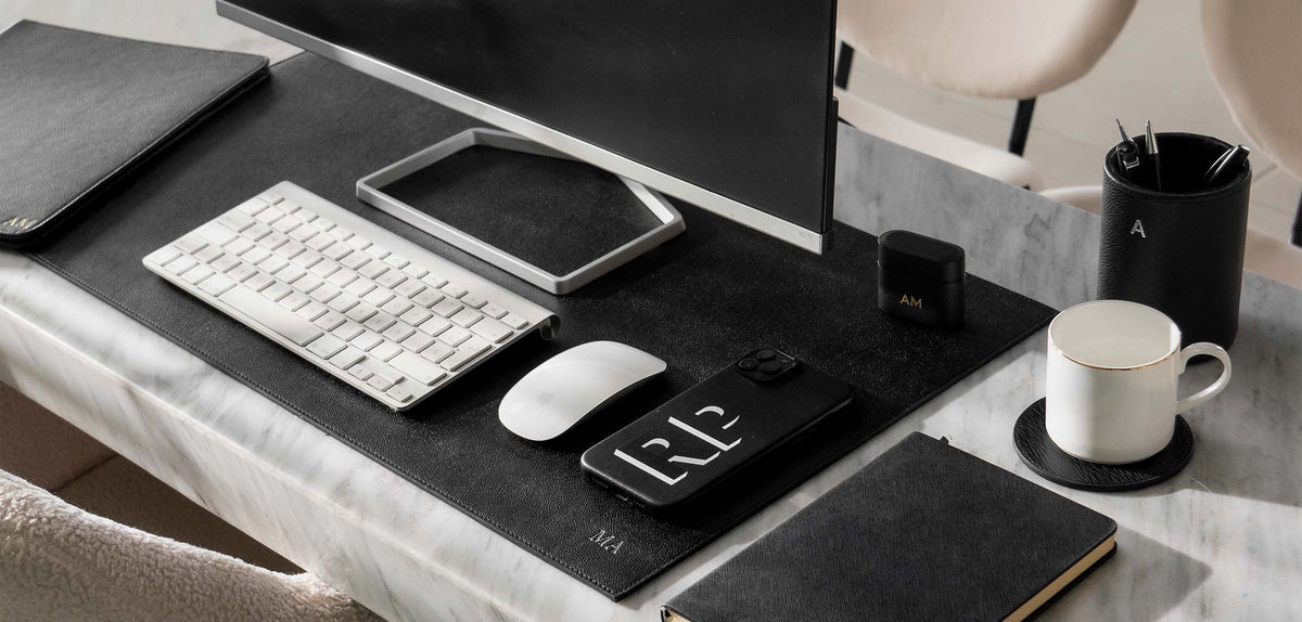 Desk Pad Rígido - Navy Blue – Bruna Design Store