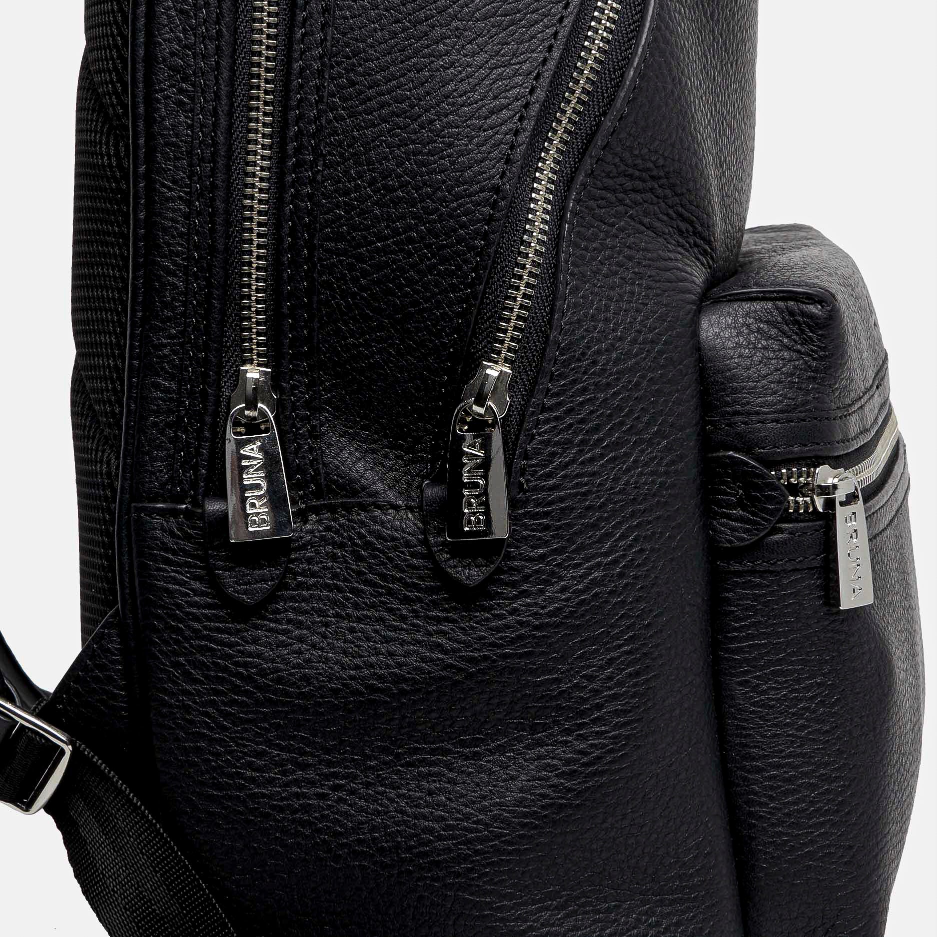 The Backpack - Black Caviar – Bruna Design Store